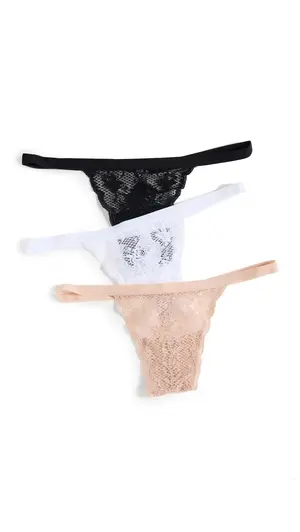 Cosabella Never Say Never Thong 3 Pack
