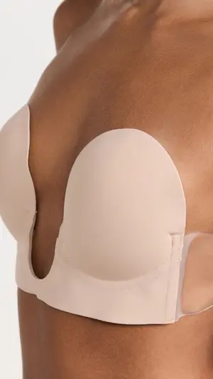 Fashion Forms U Plunge Backless Strapless Bra - Almond