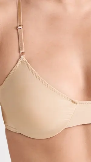 Only Hearts Second Skins Racer Back Bra - Almond