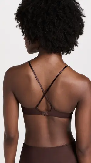 Only Hearts Second Skins Racer Back Bra - Chocolate