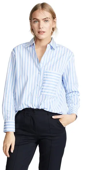 Ayr The Deep End Button-down Shirt