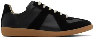 MAISON MARGIELA Maison Margiela Brown Replica Sneakers H6851 Black/black
