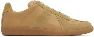MAISON MARGIELA Maison Margiela Brown Replica Sneakers H9387 Champagne