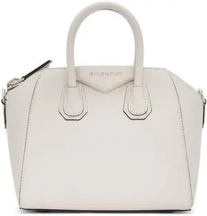 Givenchy Givenchy Grey Mini Antigona Bag 140 White