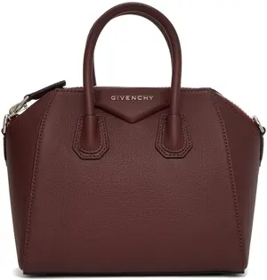 Givenchy Givenchy Grey Mini Antigona Bag 542 Aubergi
