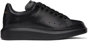 Alexander McQueen Alexander McQueen Black Oversized Sneakers - 1000 Black