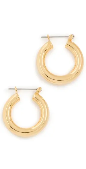 LUV AJ Baby Amalfi Tube Hoop Earrings - Gold