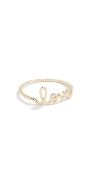 SYDNEY EVAN 14k Love Ring - Yellow Gold
