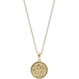 Anzie 14k Gold Love Letter Royal Necklace