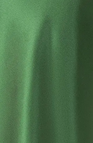Betsy & Adam Bow Detail One-shoulder Satin Gown