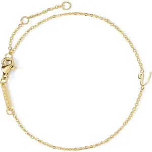 D.LOUISE D. Louise Initial Chain Bracelet - Gold - V