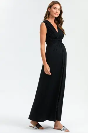 PIETRO BRUNELLI Papaver Maternity And Nursing Maxi Dress