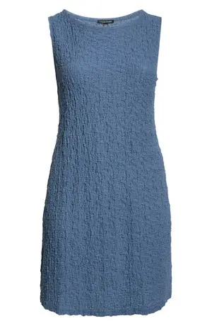 Eileen Fisher Bateau Neck Textured Dress - Cldsp