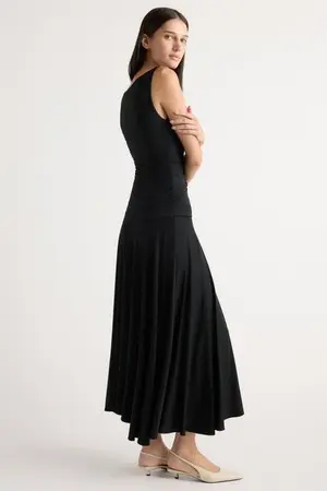 Modern Citizen Tamsin Ruched Drop-waist Maxi Dress