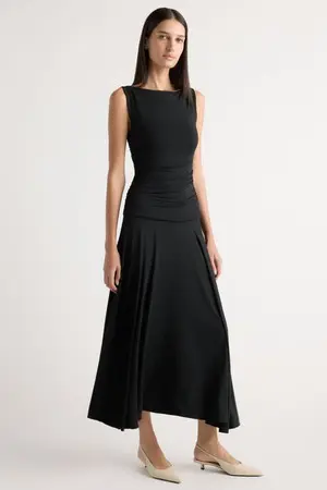 Modern Citizen Tamsin Ruched Drop-waist Maxi Dress