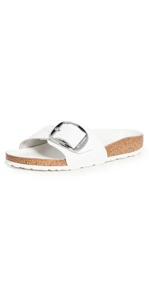 BIRKENSTOCK Birkenstock Madrid Big Buckle Sandals White