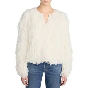 FRAME The Fringe Sweater Jacket
