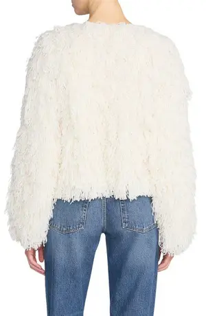 FRAME The Fringe Sweater Jacket