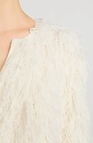 FRAME The Fringe Sweater Jacket