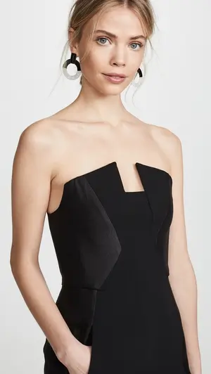 Black Halo Lena Jumpsuit - Black