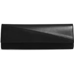 Proenza Schouler Hex Calfskin Clutch Black