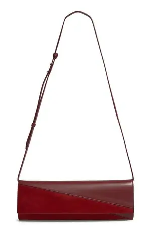Proenza Schouler Hex Calfskin Clutch - Madder