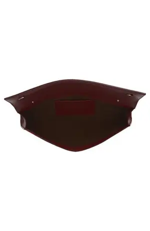 Proenza Schouler Hex Calfskin Clutch - Madder