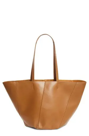 Proenza Schouler Hex Calfskin Leather Tote - Walnut