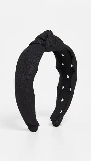 Lele Sadoughi Classic Black Headband