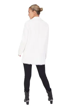 BELLE & BLOOM Young Blood Frayed Edge Blazer