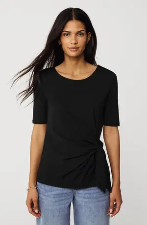 Lands' End Front Tie Tops