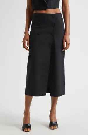 L'Agence Febe Tuxedo Pencil Skirt