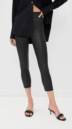 Sprwmn Capri Leather Leggings