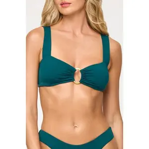 L*Space LSPACE Willow Bikini Top Deep Teal