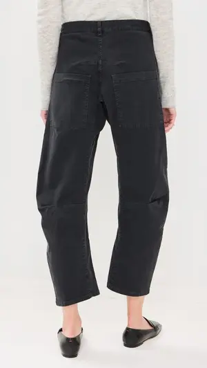 NILI LOTAN Shon Twill Trousers - Carbon