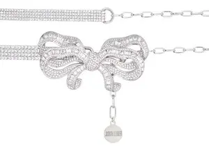 Judith Leiber Bow Baguette Belt