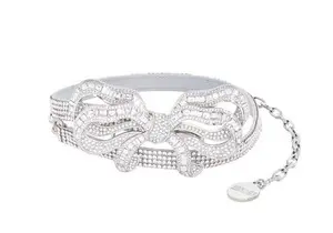 Judith Leiber Bow Baguette Belt