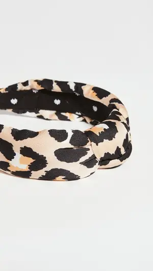 Lele Sadoughi Silk Knotted Headband