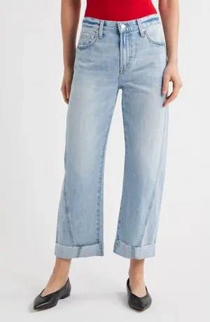 PISTOLA Kacey Cuffed High Waist Boyfriend Jeans - Berkeley