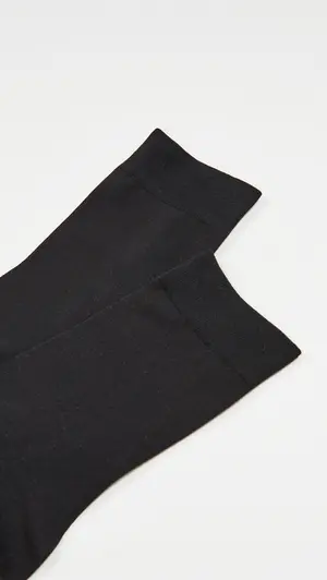 Falke Cotton Touch Ankle Socks - Black