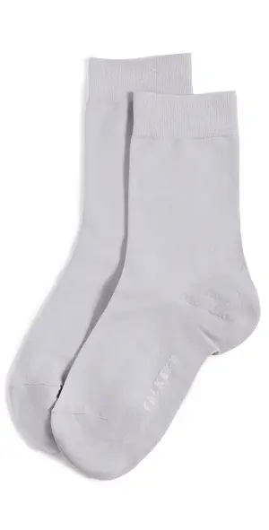 Falke Falke Cotton Touch Ankle Socks Light Grey