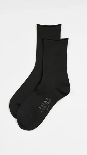 Falke Active Breeze Roll Top Socks - Black