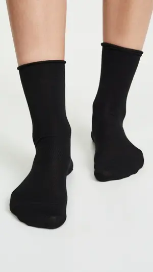 Falke Active Breeze Roll Top Socks - Black