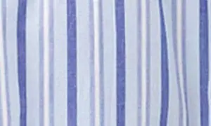 Karen Kane Striped Tiered Cotton Skirt With Ruffle