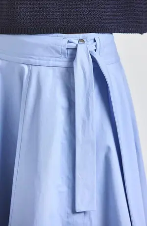 Derek Lam 10 Crosby Sage Wrap Skirt