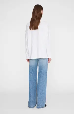 ANINE BING Ivan New York Stencil Long Sleeve