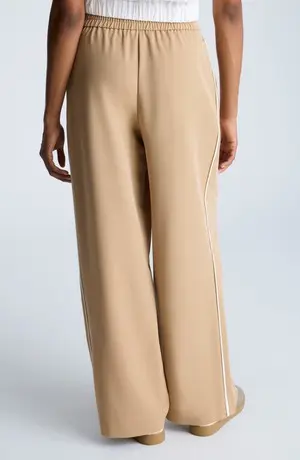 KENNETH COLE Wide-leg Pleated Pants