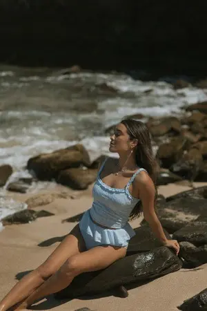 Geode Swimwear Azure Tankini Top