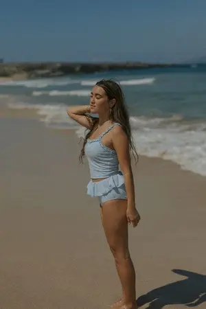 Geode Swimwear Azure Tankini Top