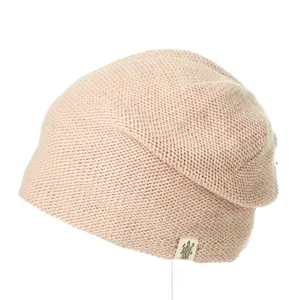 NIRVANNA DESIGNS Nirvanna Designs Depp Slouch Beanie Pink Quartz